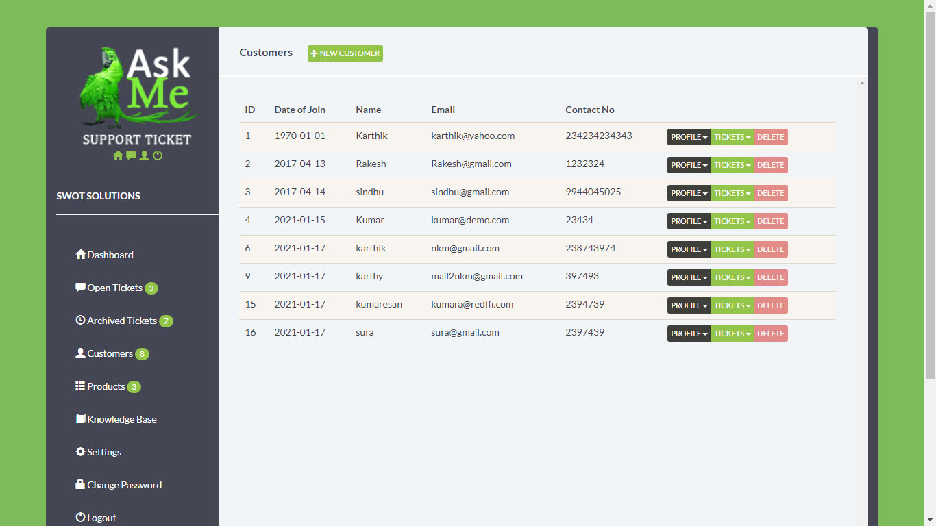 AskMe - Advanced Support Ticket System by SWOTApps | CodeCanyon